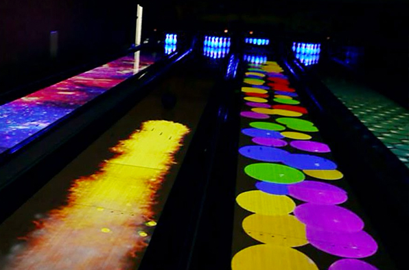 Interactive Bowling Alley Floor Projection in Melbourne