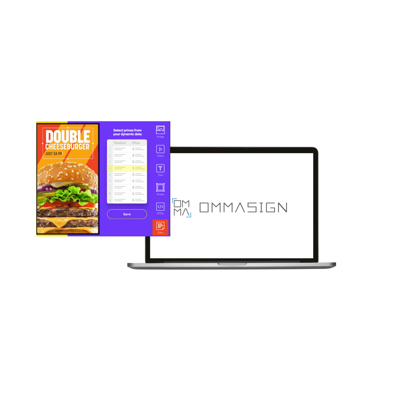 OMMA Sign Neo-Digital Signage Software Platform | Vision One