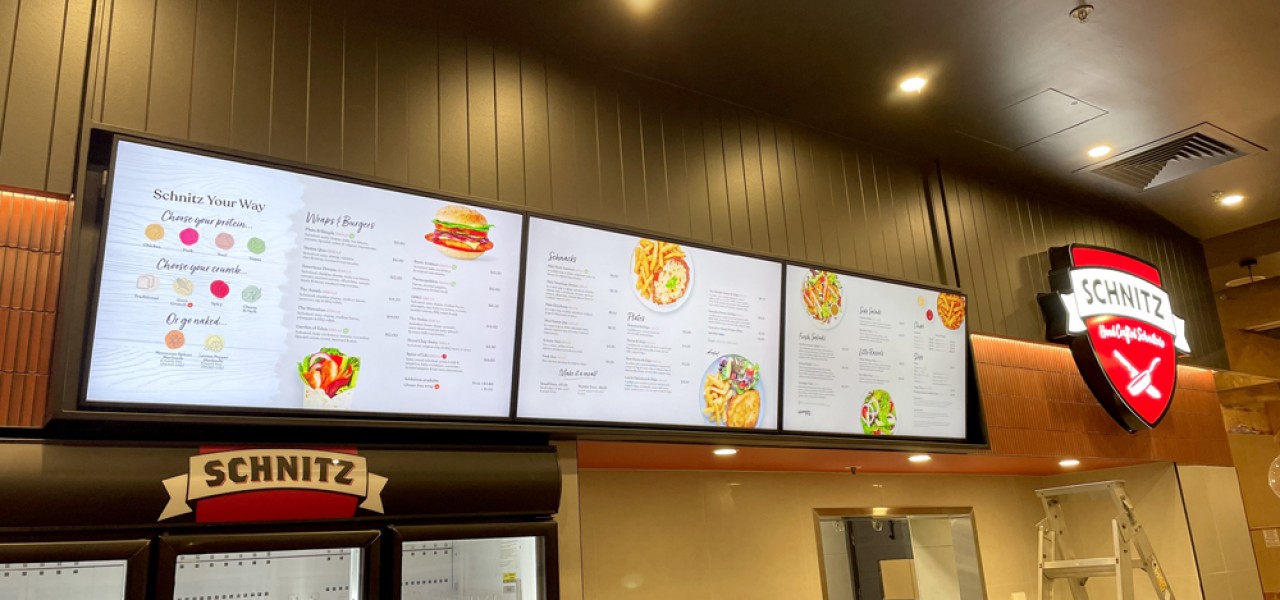 Schnitz, Northland - Digital Menu Boards | Vision One
