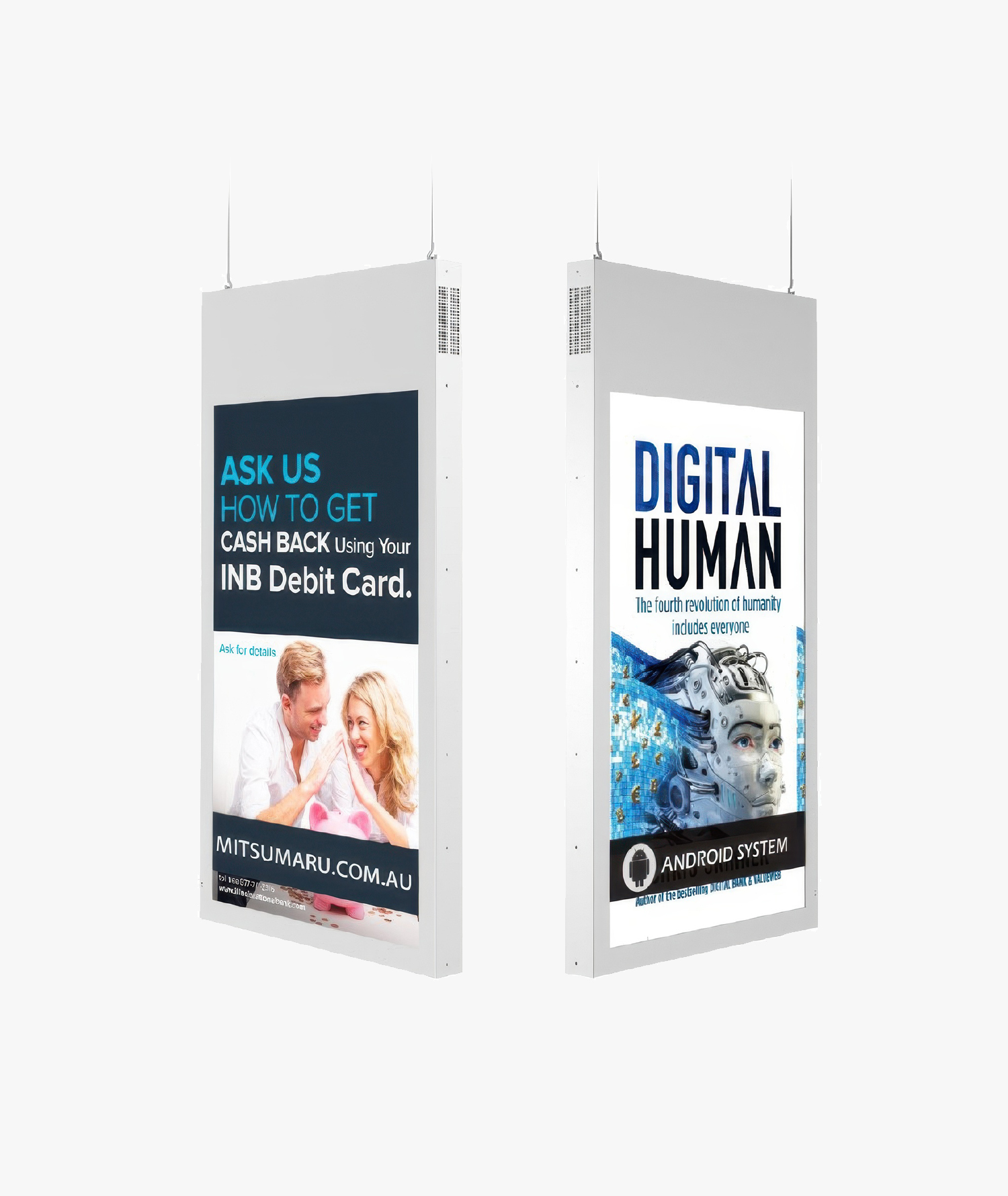 Mitsumaru Dual Sided Digital Signage Display | Vision One