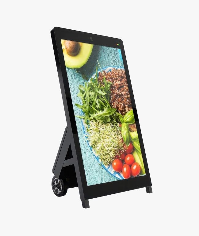 Mitsumaru Mobile Outdoor Digital Signage A-Frame Display | Vision One