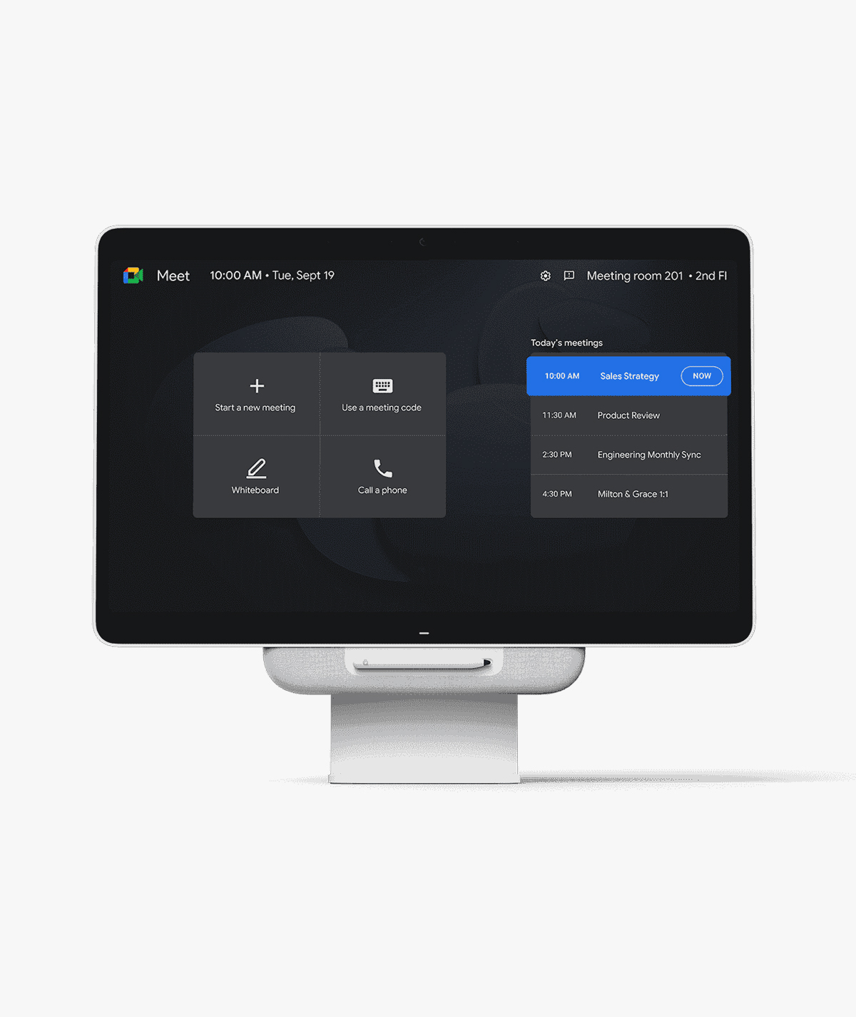 Google Meet Series One Desk 27 by Avocor | Vision One