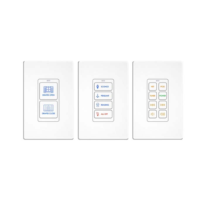 RTI RK1+ (2,4,8 Button) In-Wall Keypad | Vision One