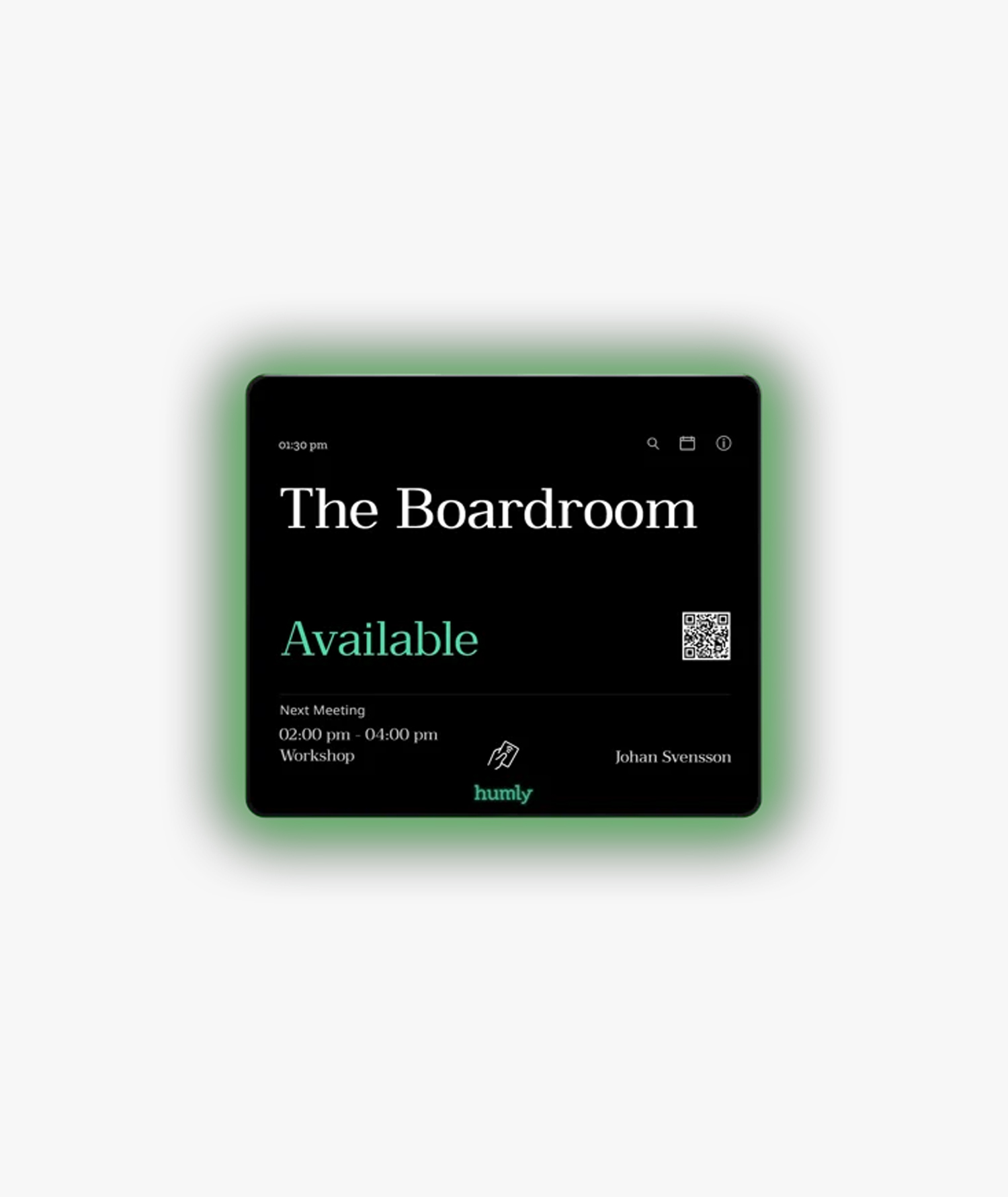Humly Room Booking Display | Vision One