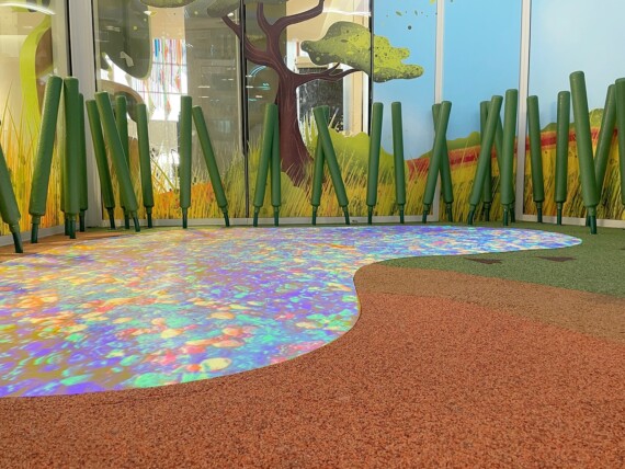 Monash Children's Hospital - Interactive Fish Pond Projection | Vision One