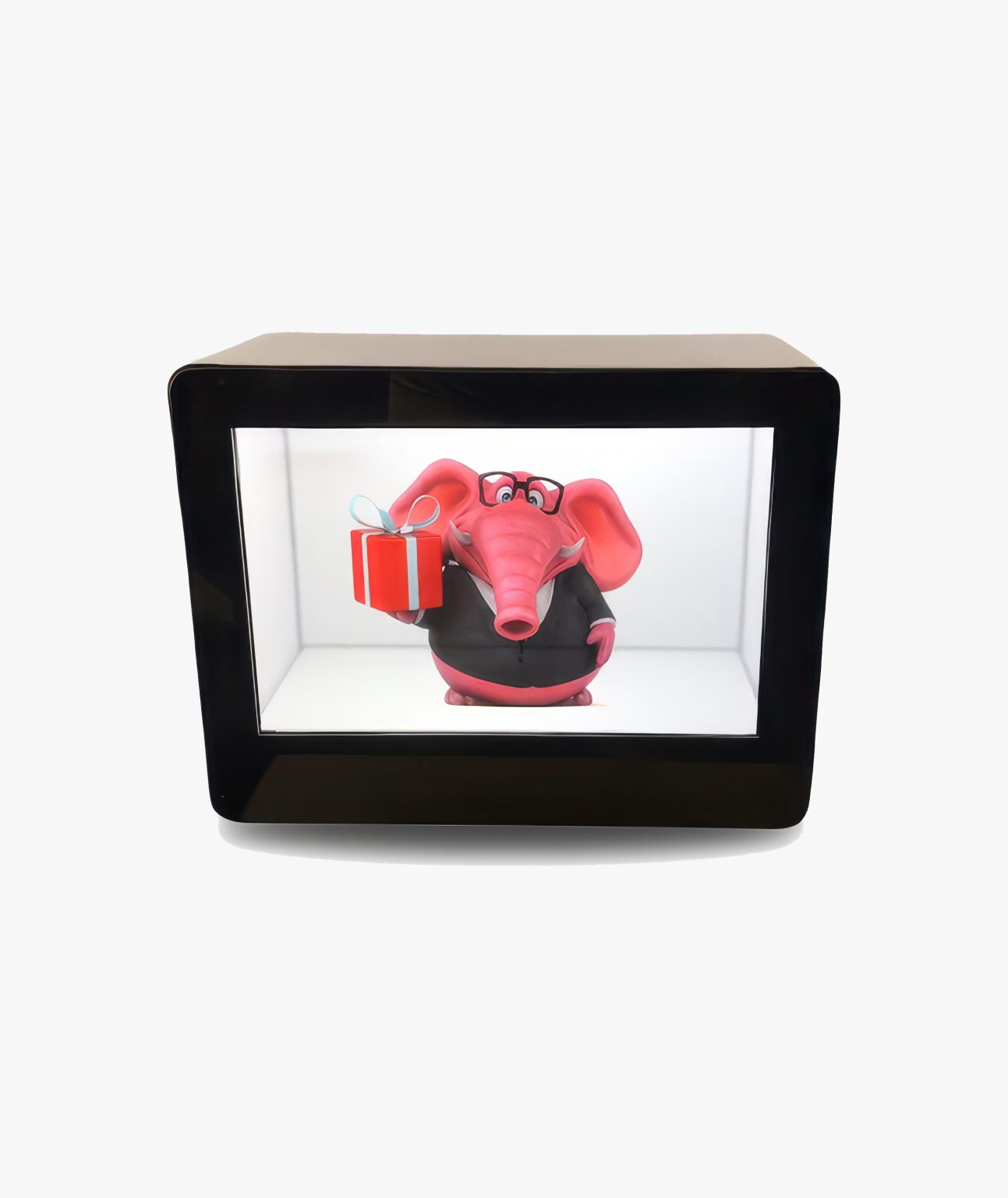 Transparent Cabinet Hologram with optional Capacitive Touch | Vision One