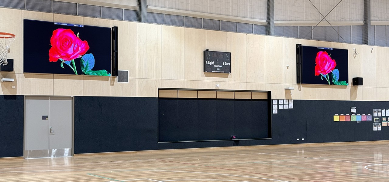 Gaayip-Yagila Primary School - LED Walls in School Gymnasium | Vision One