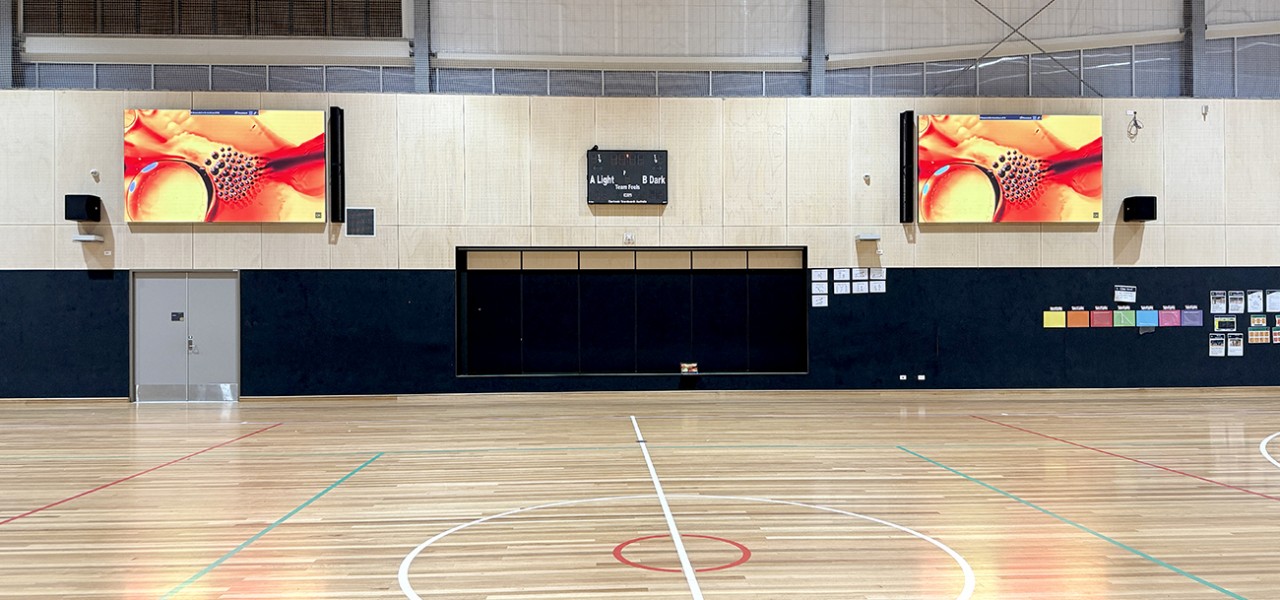 Gaayip-Yagila Primary School - LED Walls in School Gymnasium | Vision One