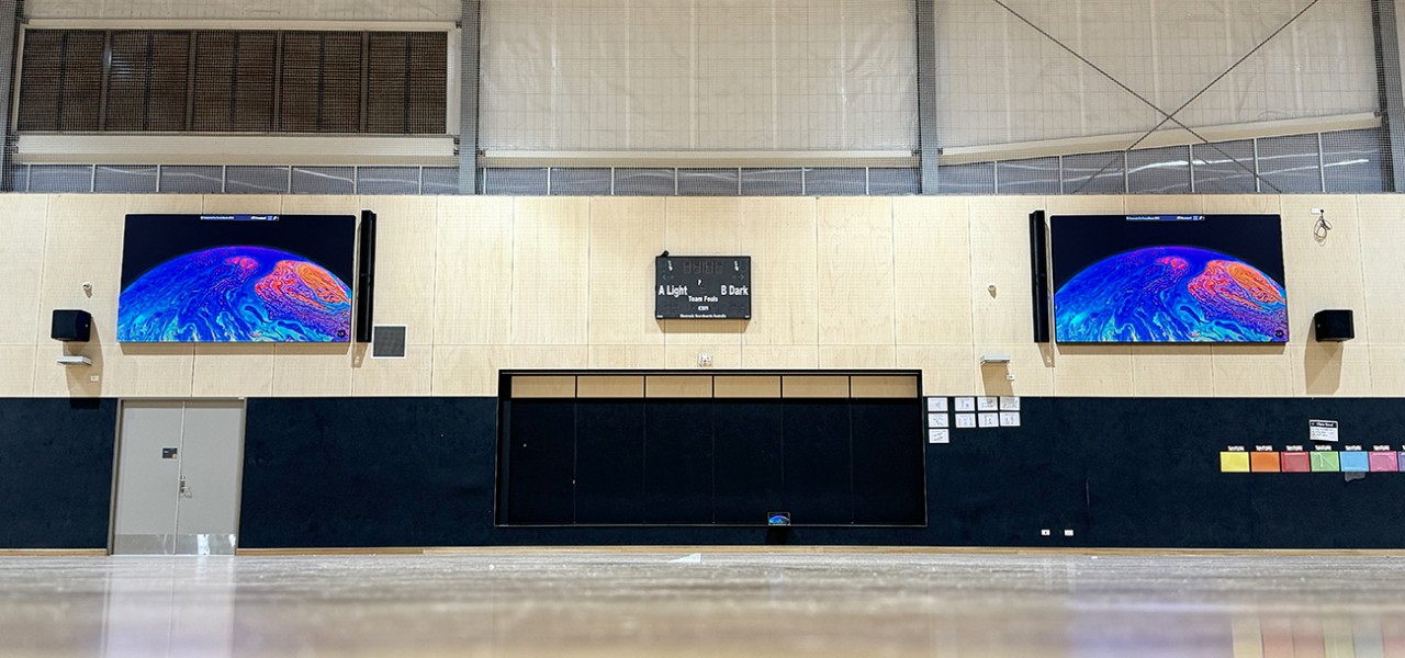 Gaayip-Yagila Primary School - LED Walls in School Gymnasium | Vision One