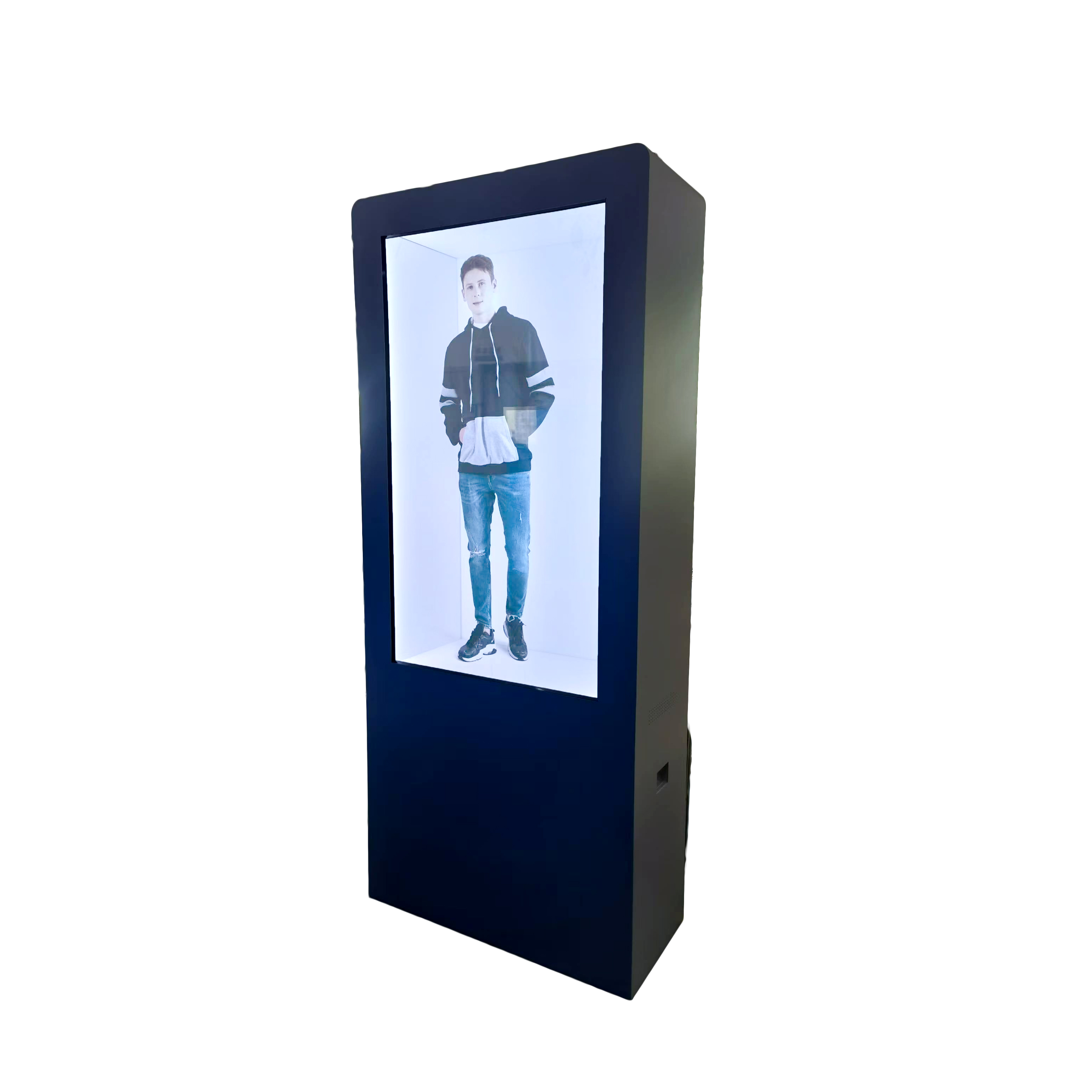 Shadowbox Human 86" Transparent Floating Holographic Display Cabinet ...