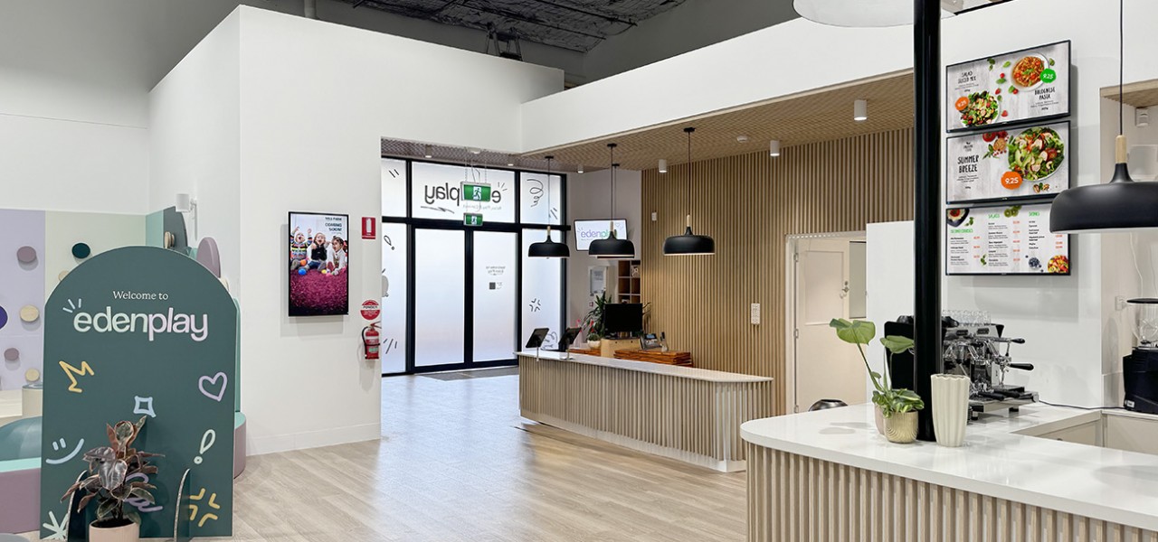 Eden Play, Mill Park - Digital Signage and Menu Boards | Vision One