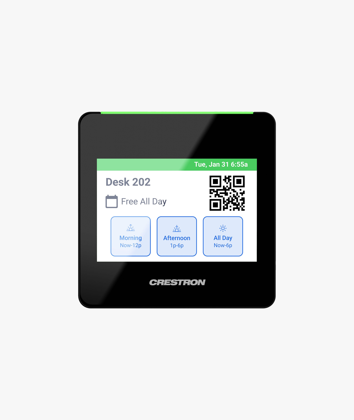 Crestron Desk Scheduling Touch Screen | Vision One