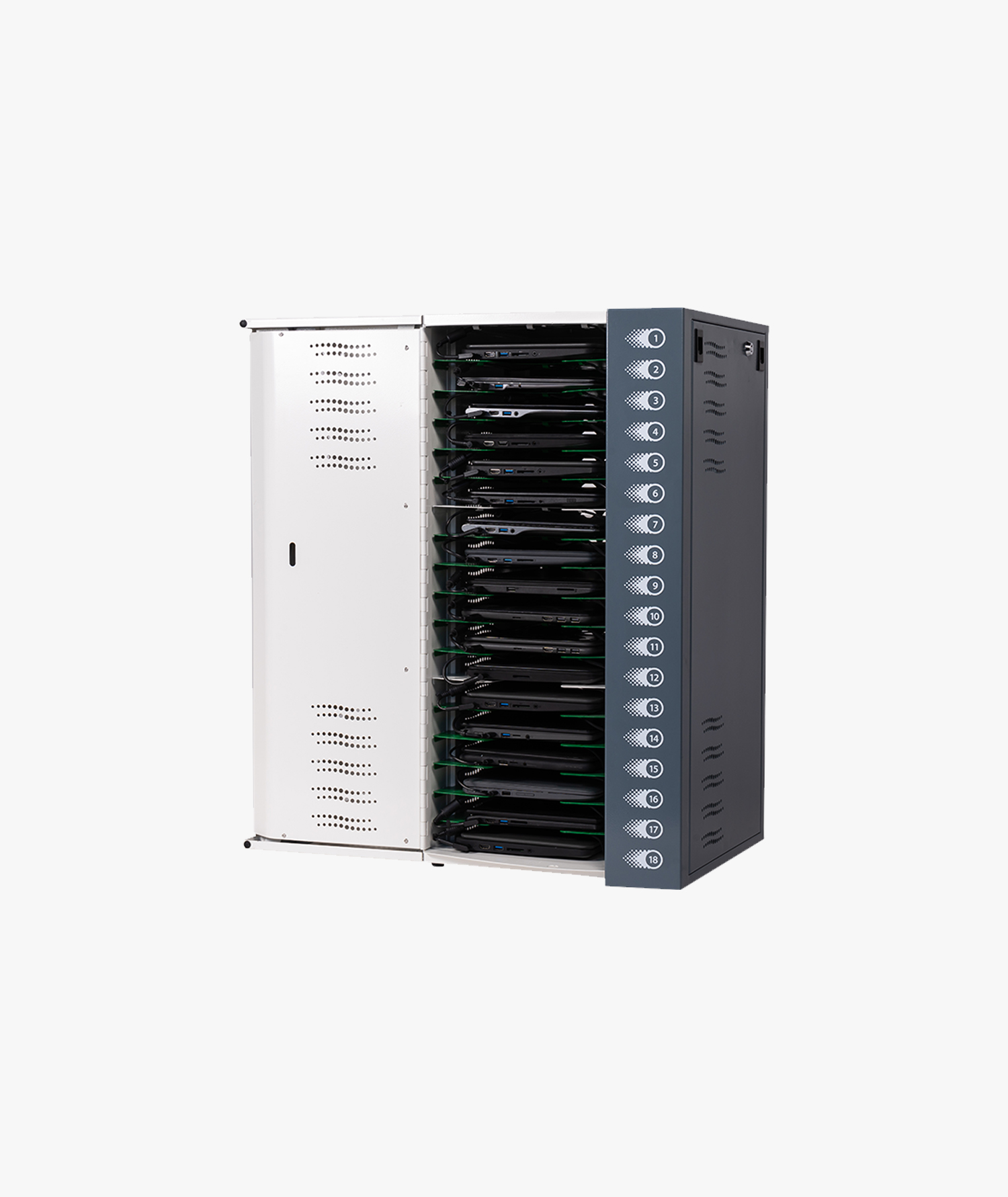 PC Locs Putnam™ 18 Device Charging Station | Vision One