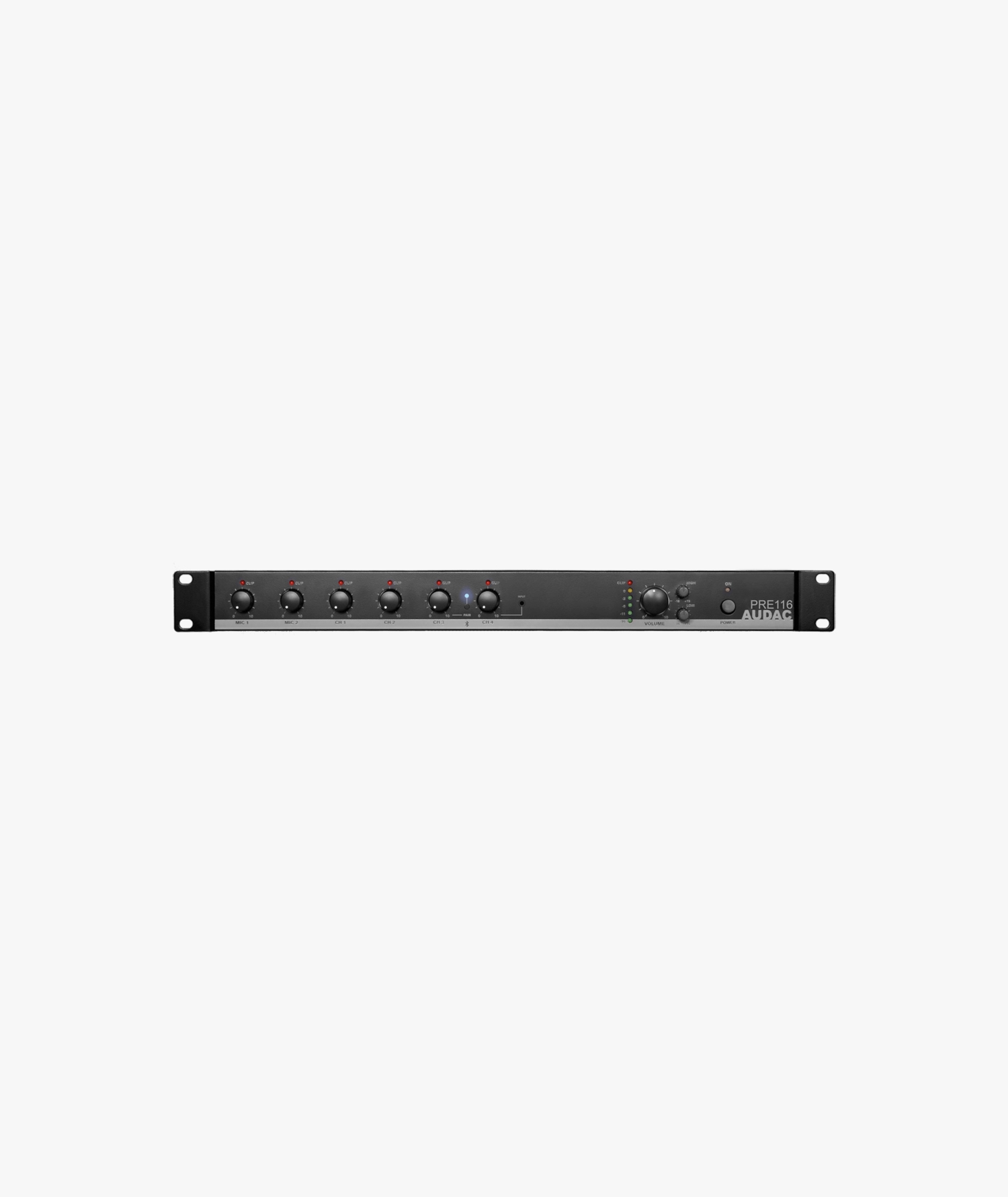 Audac PRE116 6-Channel Stereo Preamplifier | Vision One